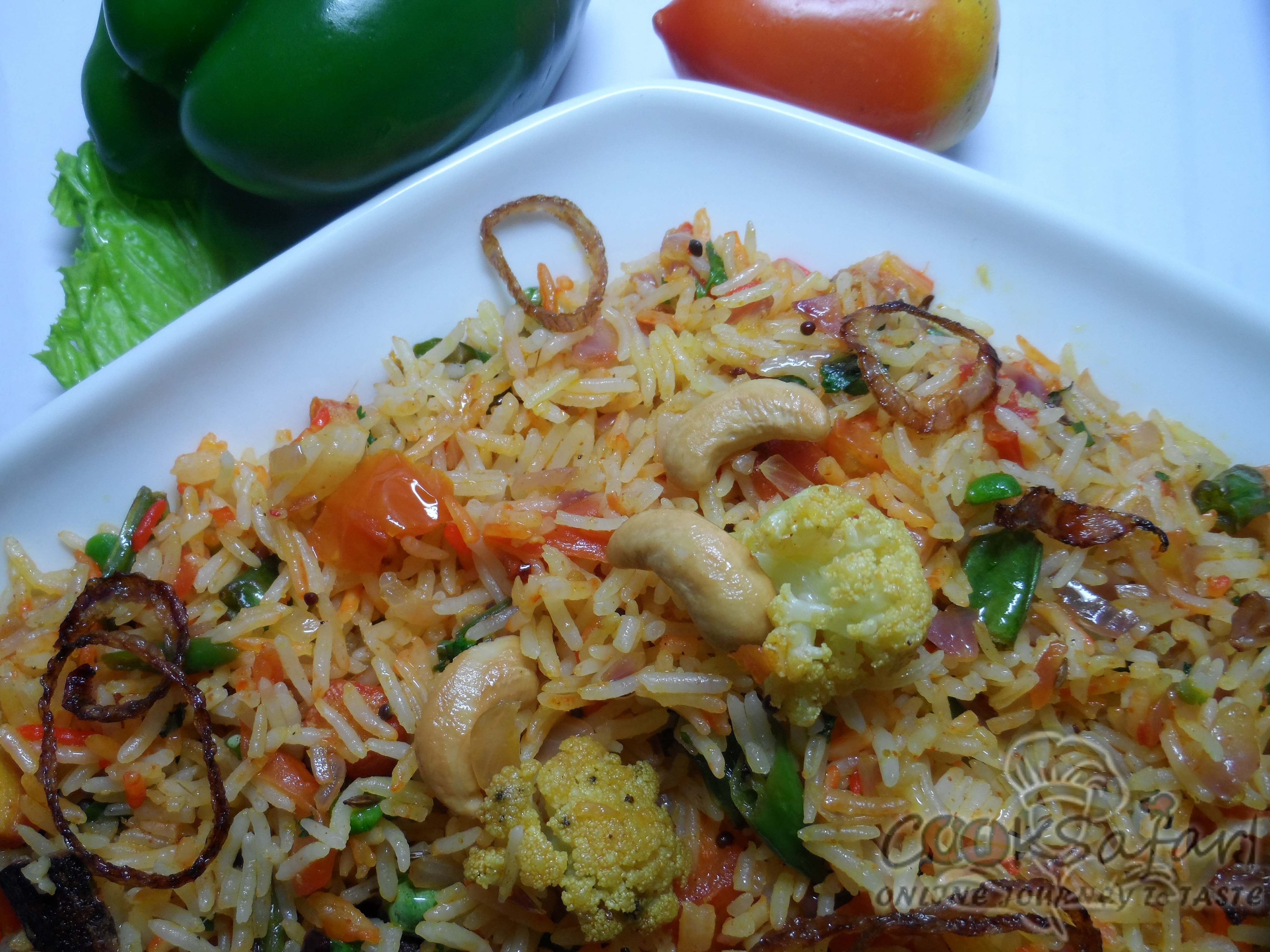 Vegetable Biryani Recipe - Cook Safari